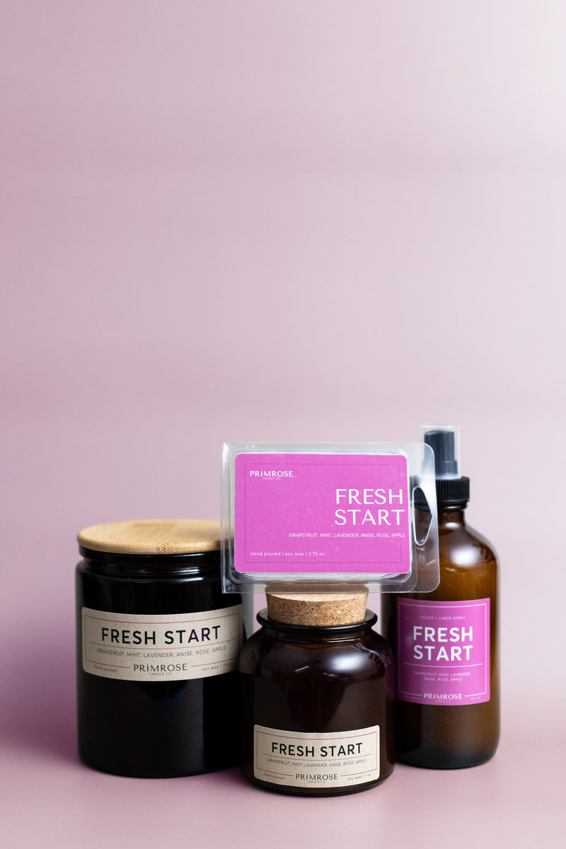 Fresh Start Candle- Primrose Candle Co. – Primrose Candle Company