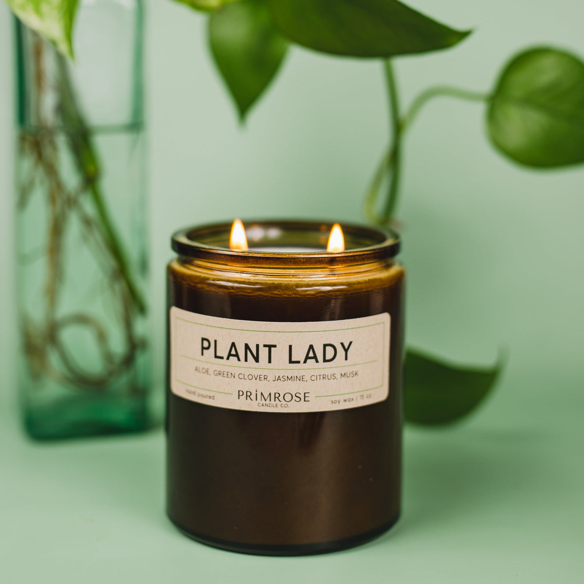 PLANT LADY - DOUBLE WICKS – Primrose Candle Company